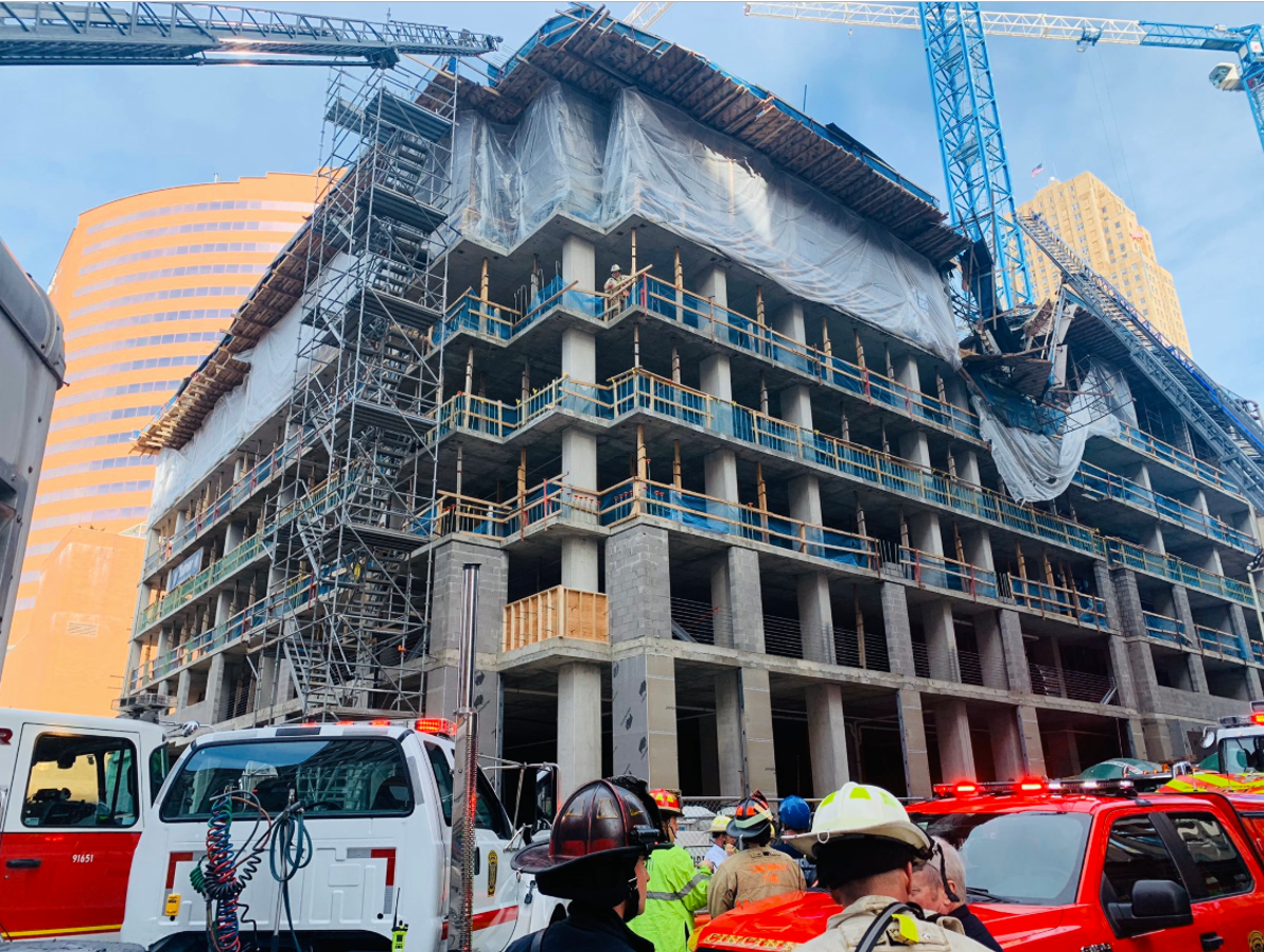 Multiple People Injured in Partial Building Collapse in Downtown Cincinnati